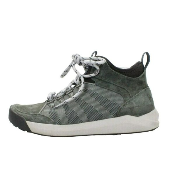 L.L. Bean | Shoes | Ll Bean Gray Suede Lace Up Athletic Sneakers Shoes ...